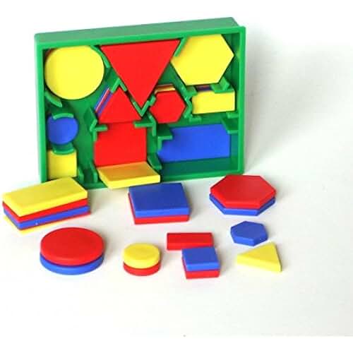 Amazon.co.uk: plastic 2d shapes