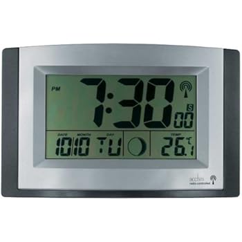Acctim Radio Controlled LCD Wall Clock.: Amazon.co.uk: Kitchen & Home