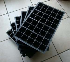 Nutley's 40-Cell Seed Tray Inserts (Pack of 6): Amazon.co.uk: Garden ...