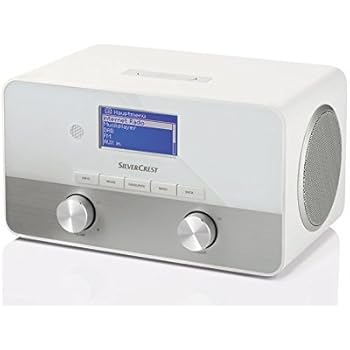 Silvercrest® Stereo Internet Radio, Bianco: Amazon.it: Elettronica