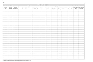 Car Sales / Vehicle Stock Book REFILL (VAT Margin Scheme) For selling ...
