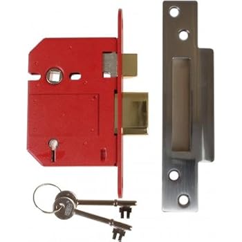 Union Locks Strongbolt 2200S BS 5-Lever Mortice Sash Lock 81mm - Satin ...