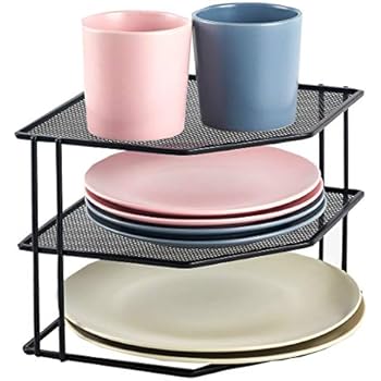 Corner Plate Stacker, plate stand: Amazon.co.uk: Kitchen & Home