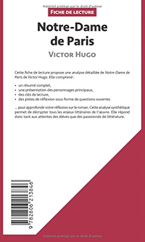 Notre-Dame de Paris de Victor Hugo (Fiche de lecture): Résumé complet ...
