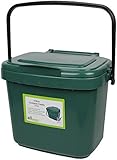 Kerbside Compost Caddy with Locking Lid - Green - for Food Waste ...
