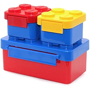 LEGO Lunch Box 8 Yellow: Amazon.co.uk: Kitchen & Home