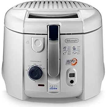 De'Longhi Roto Fry Deep Fryer with Easy Clean System F28311.W1, 1.2 L ...