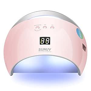 SUNUV SUN6 48W UV LED Nagellampe Nail Lampe für Nägel Gel Nagellack mit Automatischem Sensor ...