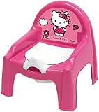 KIDS HELLO KITTY POTTY TRAINING CHAIR SEAT WITH REMOVABLE POTTY LID ...