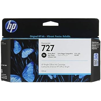 HP 727 130ml Ink Cartridge - B3P23A , Photo Black: Amazon.co.uk: Office ...