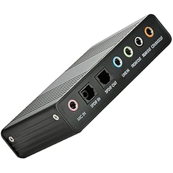 CSL - USB 7.1 external sound card 8-channel - 7.1 Channel USB Soundbox ...