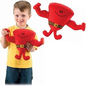 Fisher-Price Mr Men Mr Strong Talking Soft Toy: Amazon.co.uk: Toys & Games