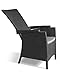 Allibert by Keter Vermont Reclining Balcony Outdoor Garden Furniture ...