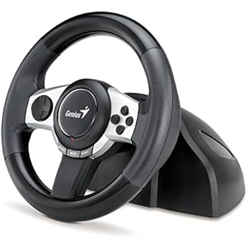 Genius TRIO RACER F1 Racing Wheel: Amazon.co.uk: Computers & Accessories