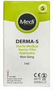 Medi Derma S Sterile Medical Barrier Film Applicators, 1 ml, 5-Piece ...