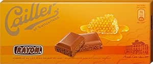 Cailler Rayon Milchschokolade mit Honig Nougat: Amazon.de: Lebensmittel ...