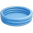 Intex 59416NP Crystal Blue Three Ring Inflatable Paddling Pool 1.14m x ...