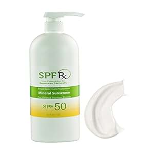 SPF Rx SPF 50 Bulk Sunscreen Mineral Sunscreen With Zinc Oxide ...