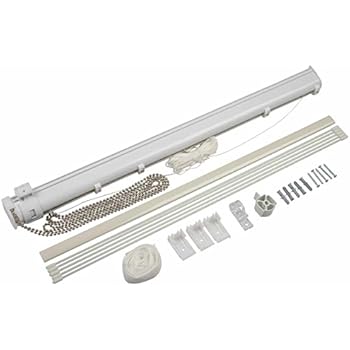 Deluxe Roman Blind Headrail Kit - Aluminium Headrail - 120CM: Amazon.co ...