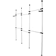 Amazon.de: Cocoarm Teleskop Garderoben System Kleiderstangen System mit ...