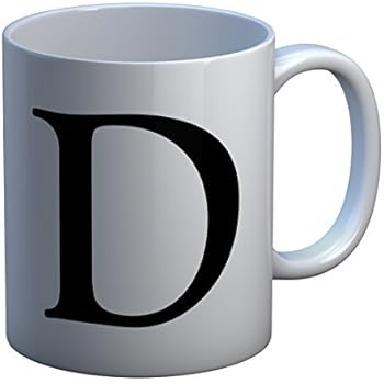 Alphabet Letter - D Mug & Coaster Set - [Mug ONLY]: Amazon.co.uk ...