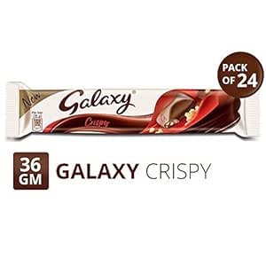 Galaxy Crispy Milk Chocolate Bar, 36g ( Pack of 24 ): Amazon.in ...