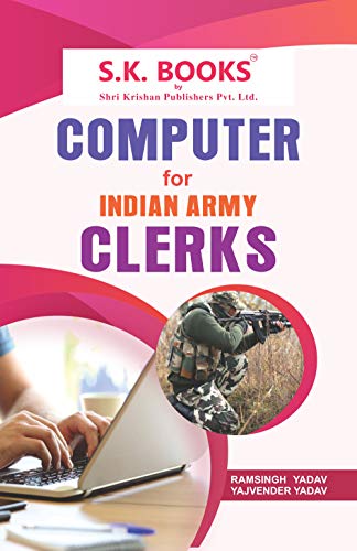 Buy Computers for Indian Army Clerks Exam English Medium 2019 Book ...