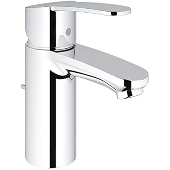 GROHE Eurosmart | Badarmatur - Waschtischarmatur | mit Zugstange, L ...