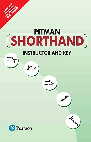 Buy PITMAN SHORTHAND INSTRUCTOR & KEY | First Edition | By Pearson Book ...