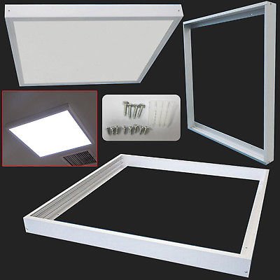 Buy Surface Frame Kit 600x600 mm LED Panel Light Ceiling Aluminum White ...