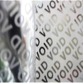 SECURITY STICKERS TAMPER-EVIDENT WARRANTY VOID RED AND BLACK DO NOT ...