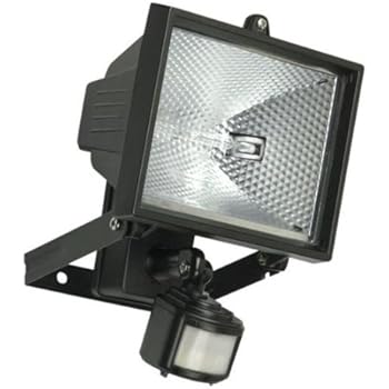 400W Garden Halogen FLOODLIGHT Security Light with Motion PIR Sensor ...