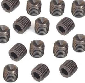 Grub Screw M6 x 8mm Cup Point (50 Pack) Grade 45H High Tensile Allen ...