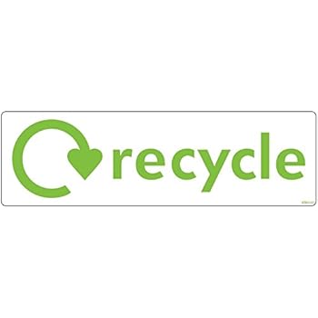 WRAP Recycling Signs - Recycle Now Signs - Self Adhesive Vinyl Sticker ...