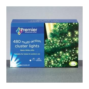 Multi-Colour 960 LED Cluster Christmas Lights: Amazon.co.uk: Kitchen & Home