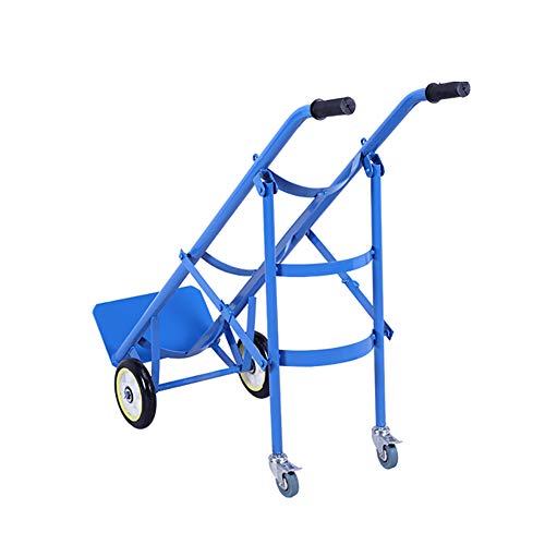 Buy Hand Cart Small Oxygen Cylinder Collapsible Cart Trolley 4 Wheels ...