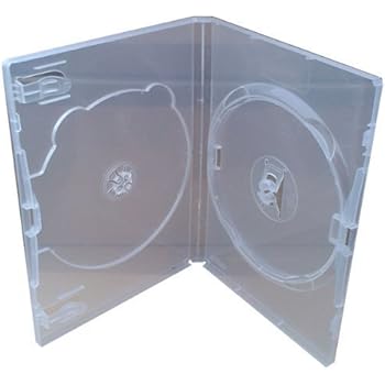 Amaray 2 Disc DVD case clear 50 pack: Amazon.co.uk: Computers & Accessories