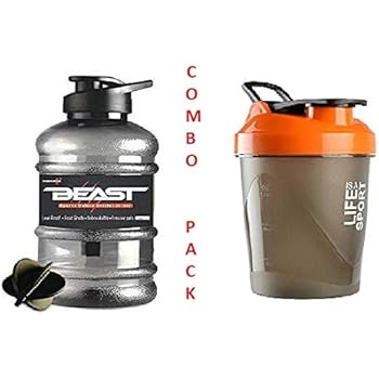 Asitis Nutrition Shaker Bottle (1.5 L, Black): Amazon.in: Health ...