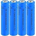JJoias AAA 3.7V Powerful Li-ion Rechargeable 10440 Capacity 600mAh Battery Lithium Li-ion ...