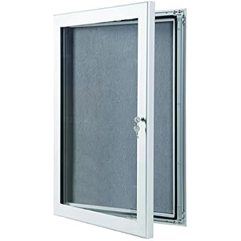 Outdoor/Indoor Premium Lockable Notice Board with Waterproof Seal and ...