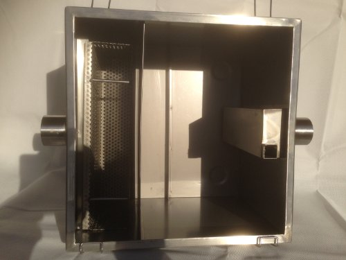 Fettabscheider, Edelstahl, 9 Kilo Fassungsvermögen, Kommerzieller ...