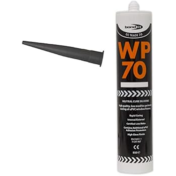 Anthracite Grey Premium Silicone Caulk Mastic Sealant RAL 7016: Amazon ...