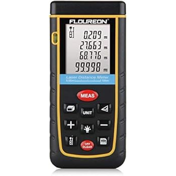 Laser Measure, 328 ft 100m Fnova Laser Distance Measure Splash Proof ...