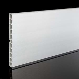 PVC kitchen kickboard plinth 150mm 1500mm colour: brushed aluminum ...