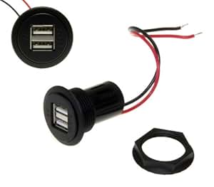 KFZ Auto Doppel USB 5V 2 x 2,5A Einbausteckdose 12-24V Universal ...
