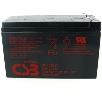 CSB Battery - Batterie plomb CSB 12V 7.2Ah GP1272 F2 - GP1272F2: Amazon.fr: Auto et Moto