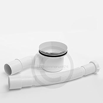 Shower Tray waste trap 90 mm diameter | AQUABAD® Trapflex Compact ...