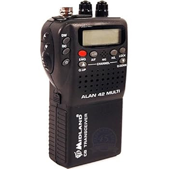 Portable CB Radio Midland Alan 52 DS Multi with Automatic Digital ...