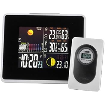 Precision Radio Controlled Weather Station Alarm Clock: Amazon.co.uk ...
