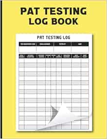 Pat Testing Log Book: Portable Appliance Testing | PAT Test Log Book ...
